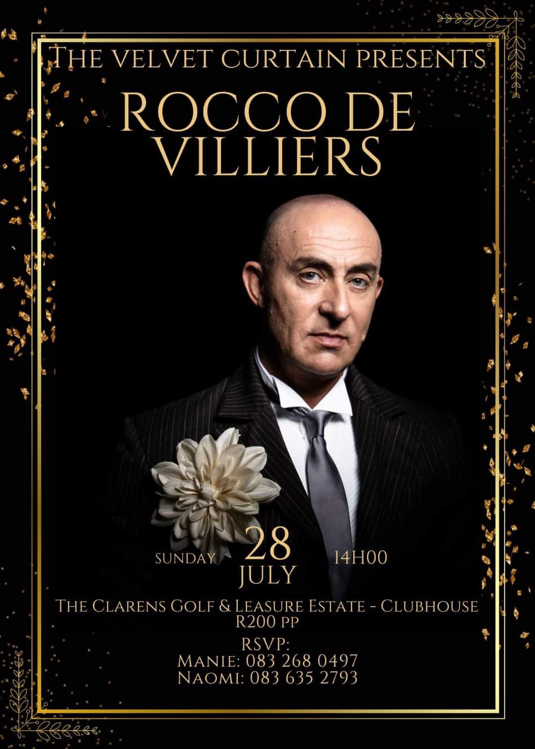 ROCCO DE VILLIERS live in Clarens – artist hub | Event Creation| sound ...